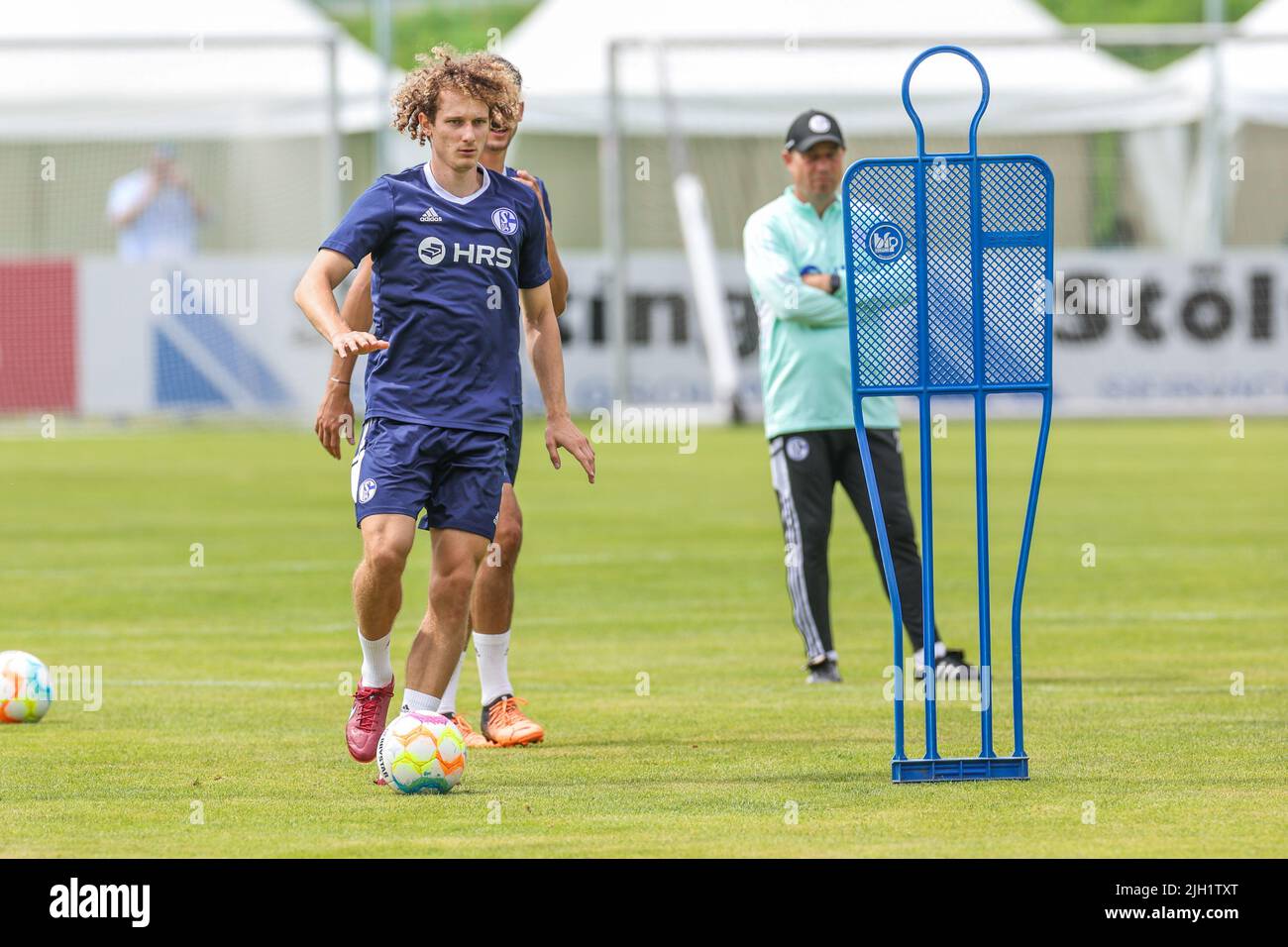 Mittersill, Austria. 14th July, 2022. FC Schalke 04 pre-season training ...