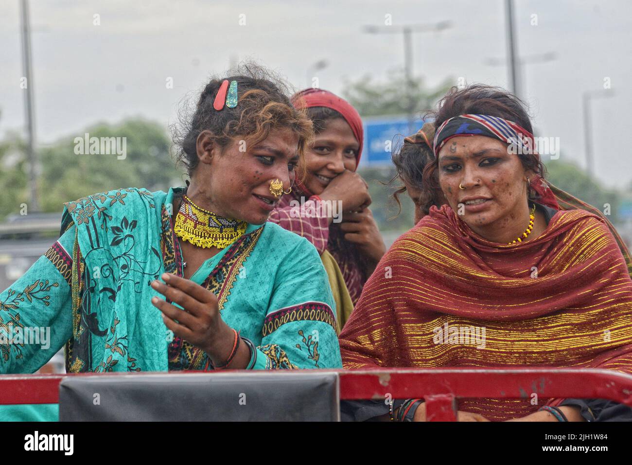 Lahore, Punjab, Pakistan. 13th July, 2022. Pakistani people are busy in ...