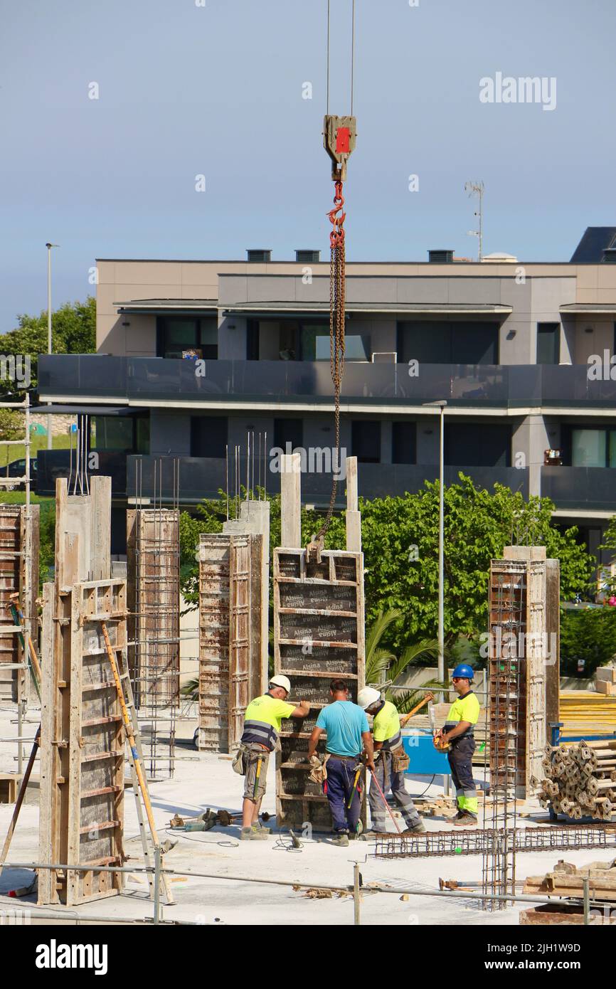 Reinforced Concrete Block Columns Composite Columns Auroville Earth