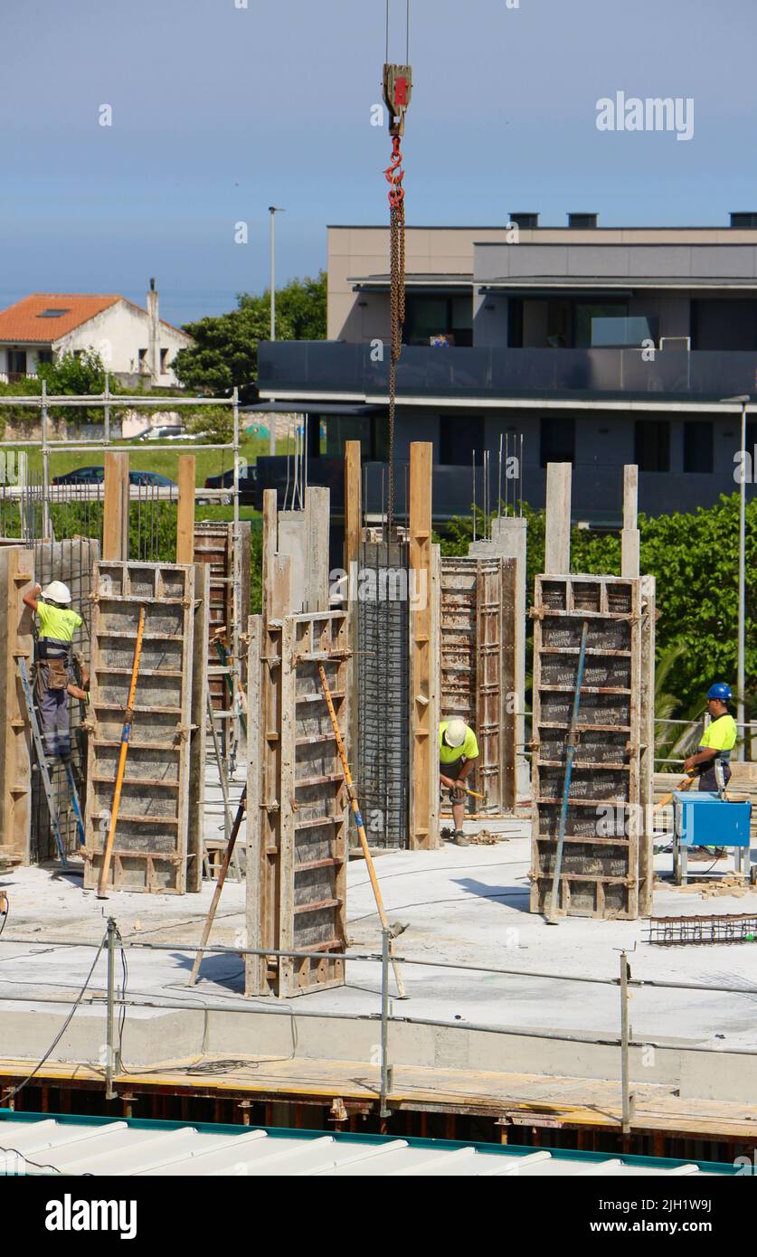 Reinforced Concrete Block Columns Composite Columns Auroville Earth