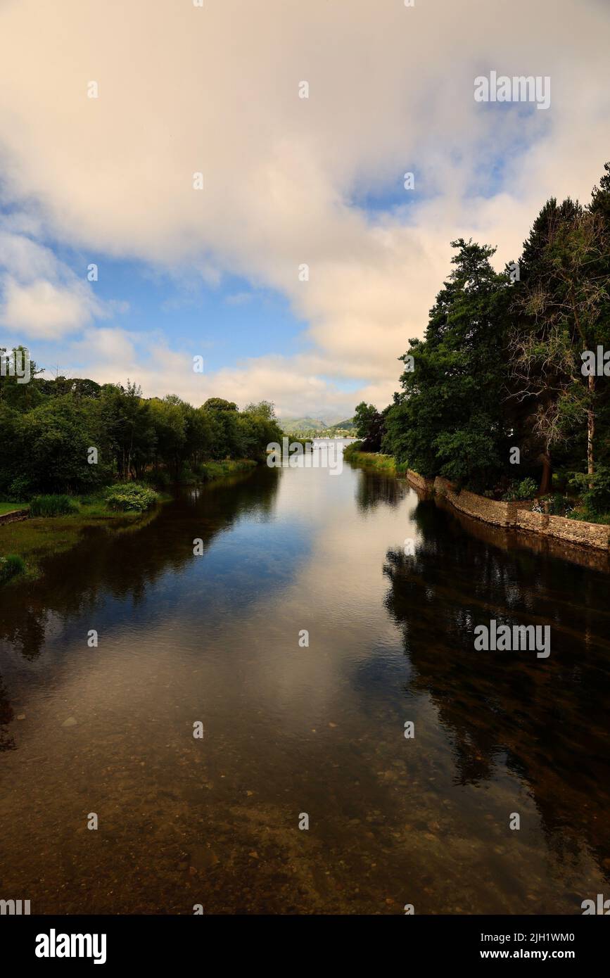 Pooley Bridge views Stock Photo - Alamy