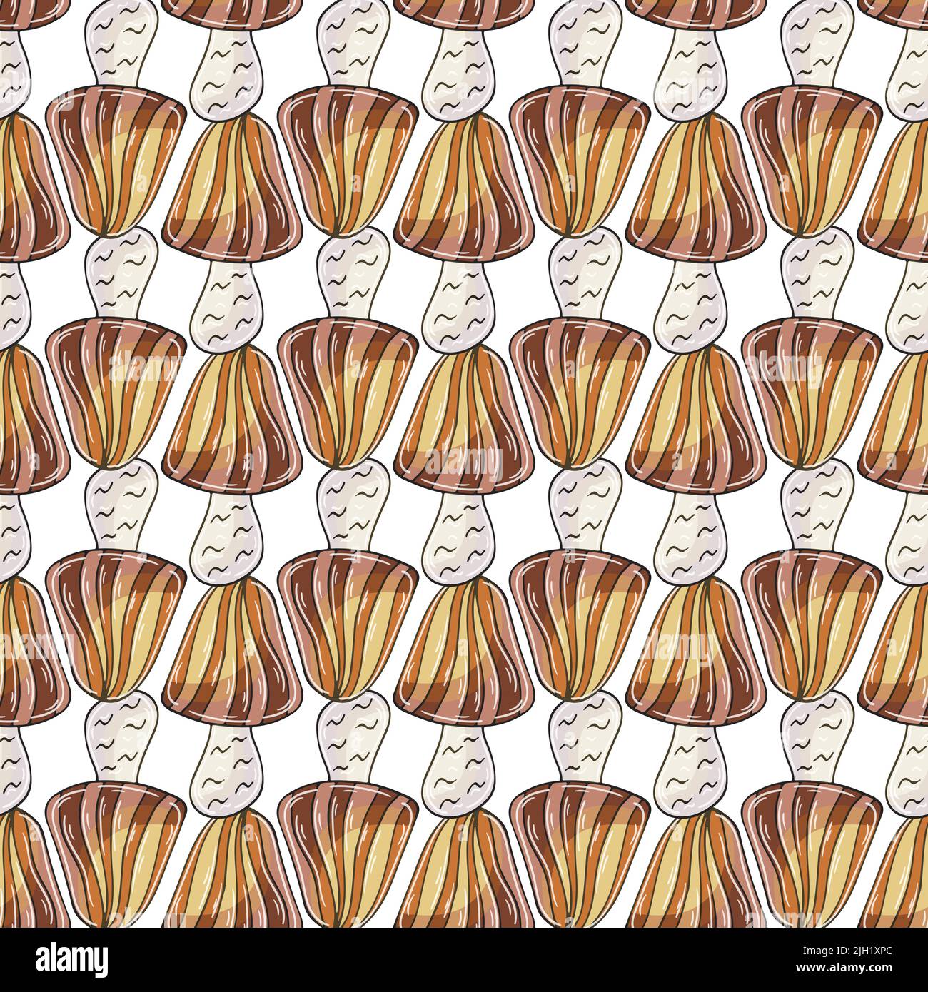 Striped fungi Stock Vector Images - Alamy