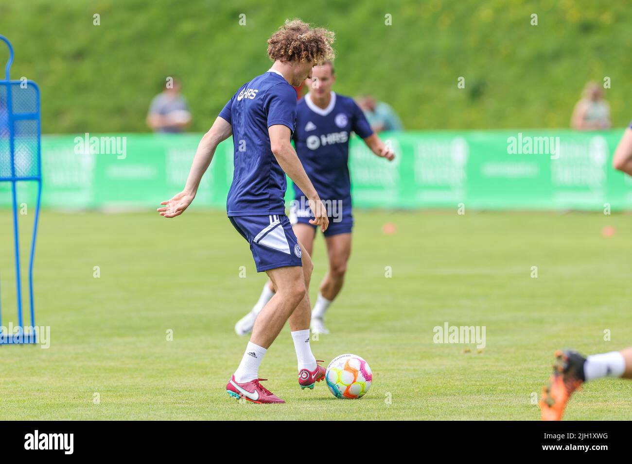 Mittersill, Austria. 14th July, 2022. FC Schalke 04 pre-season training ...