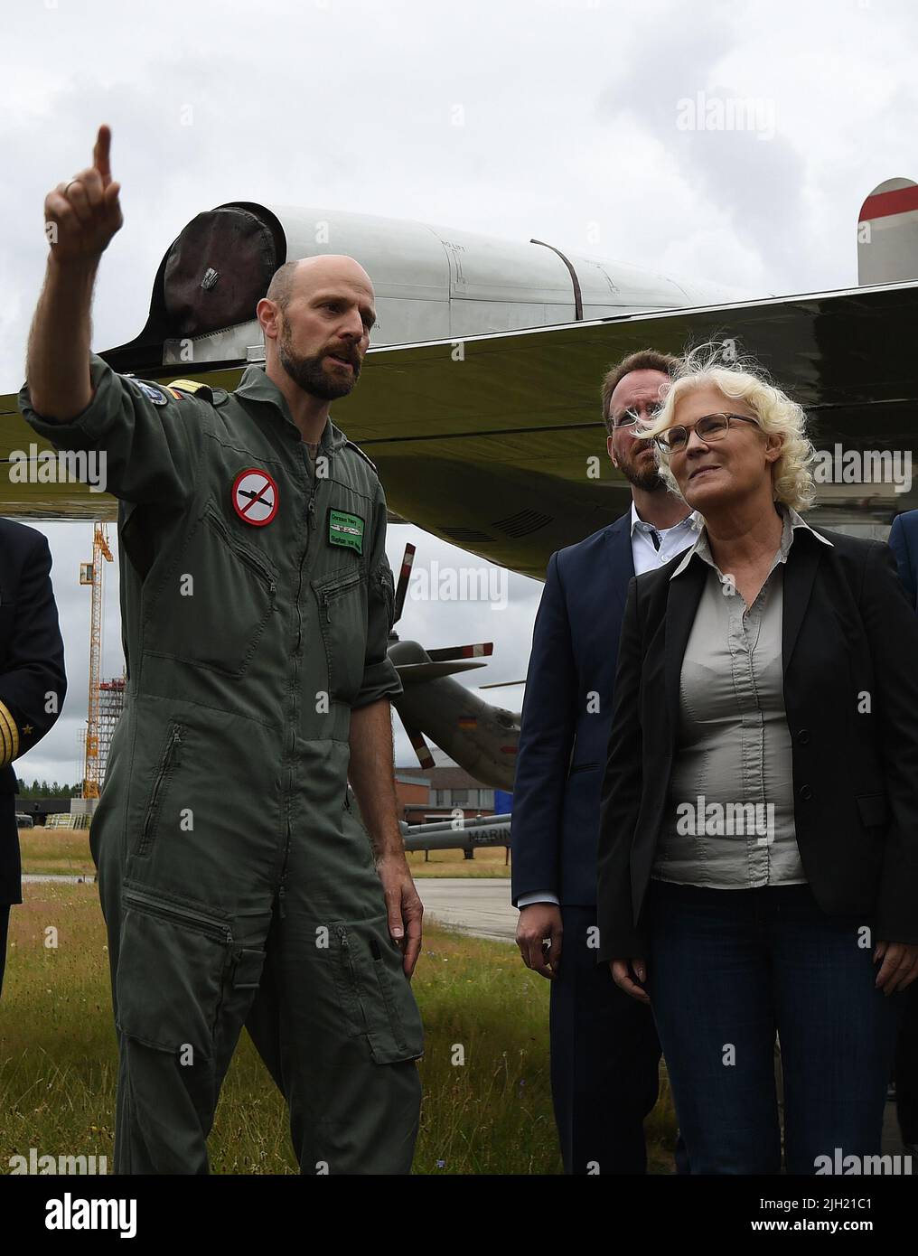 Nordholz, Germany. 14th July, 2022. German Defense Minister Christine ...