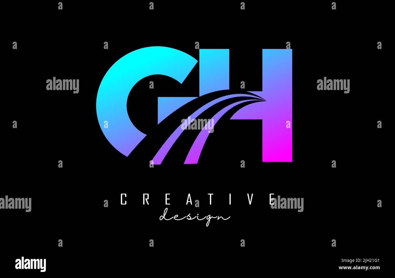 G h logo Stock Vector Images - Alamy