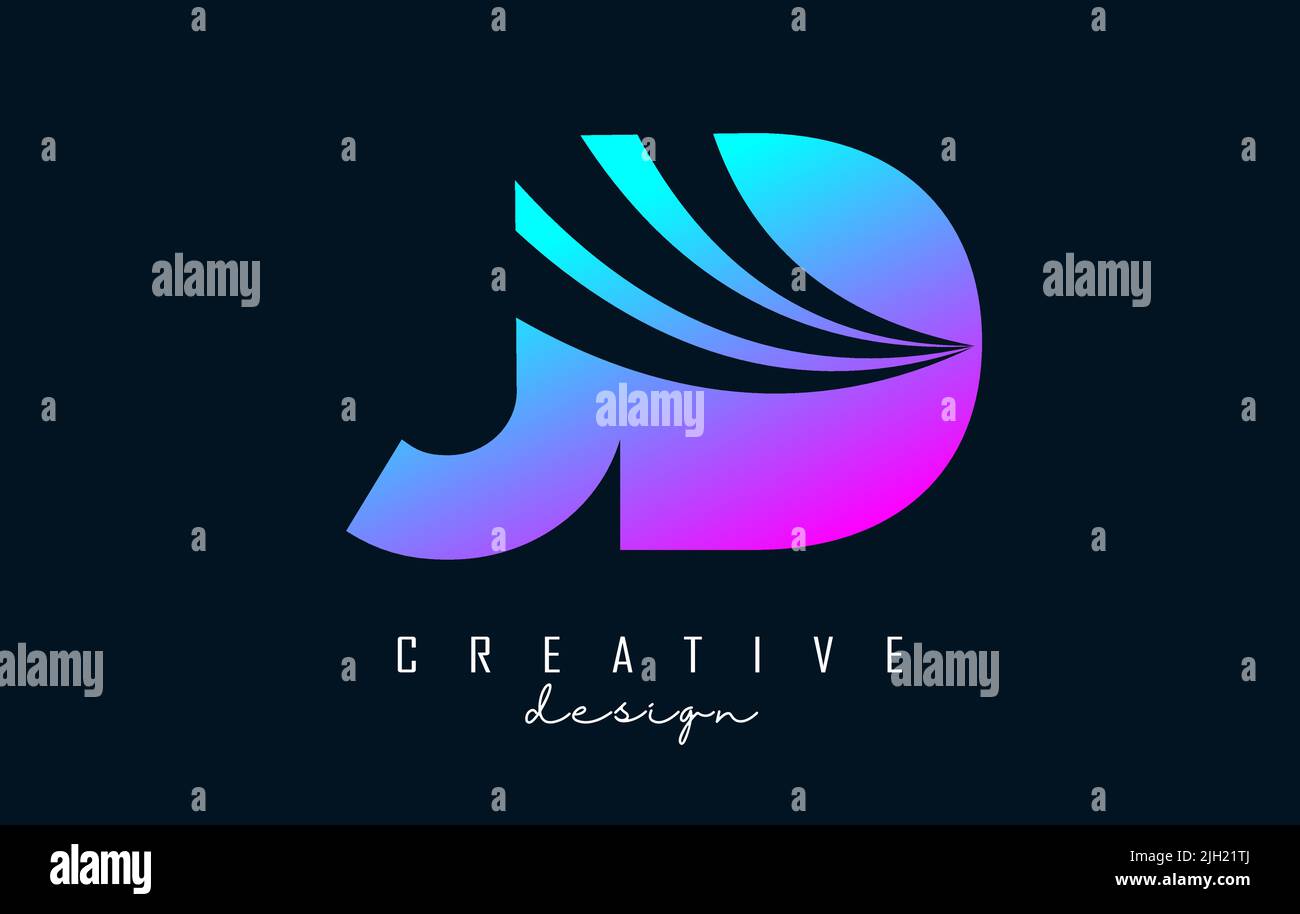 Jd letters Stock Vector Images - Alamy