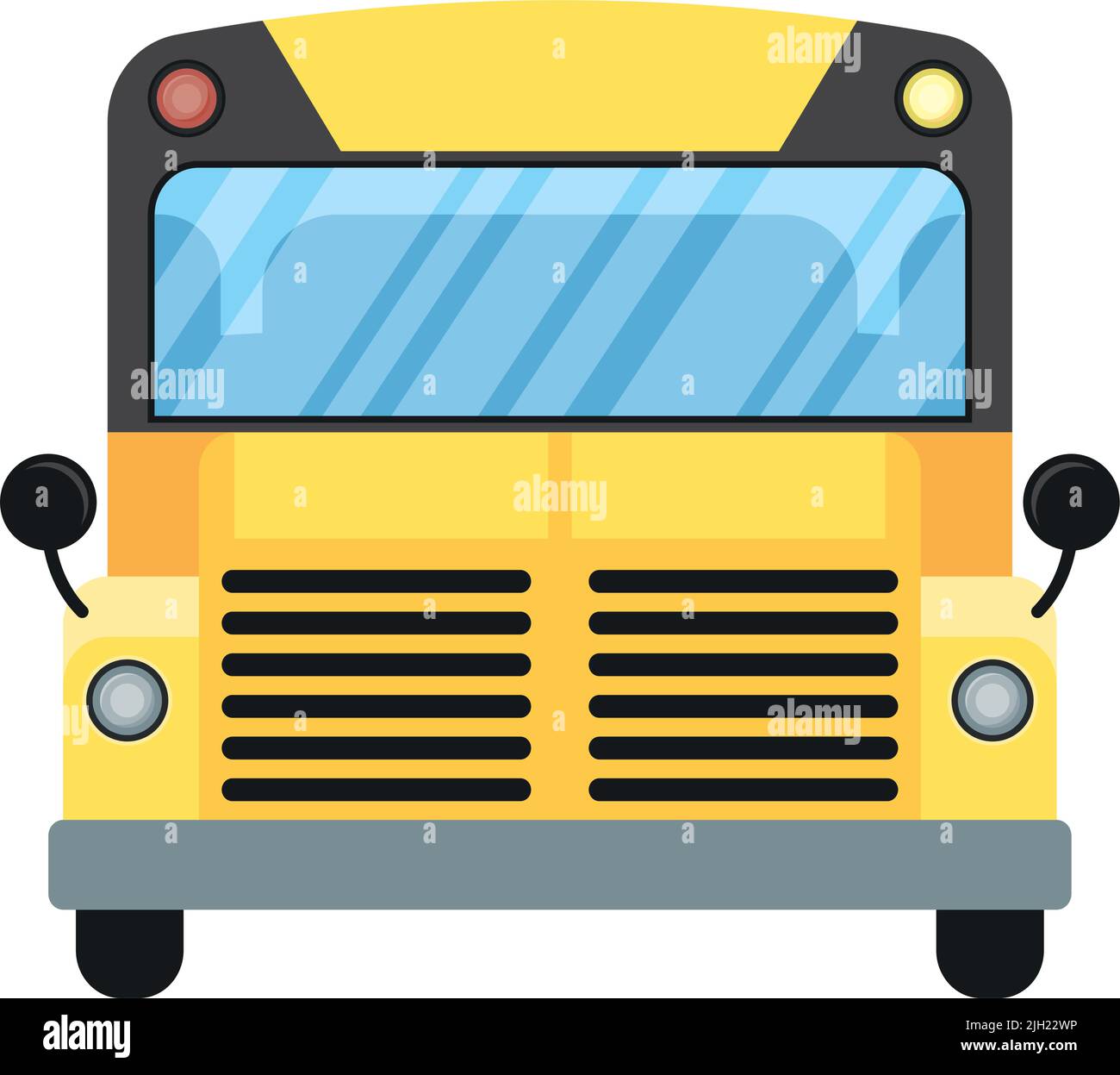 school bus front view icon Stock Vector Image & Art - Alamy