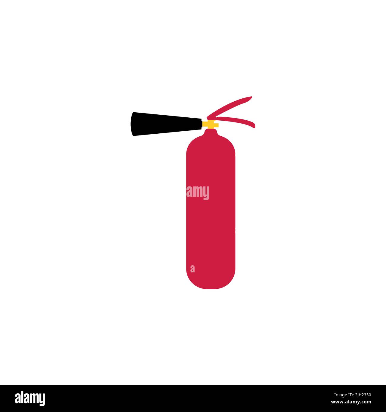 fire extinguisher icon style vector. Fire extinguisher color icon ...