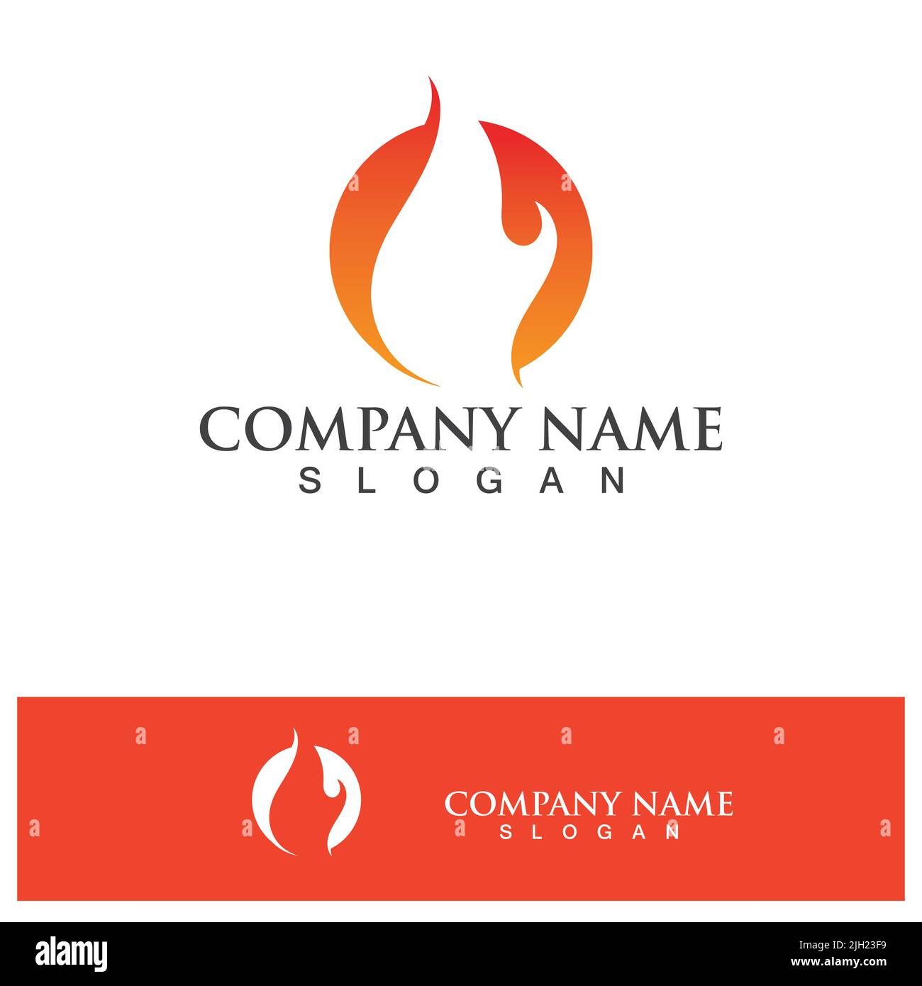 Fire Logo Template Flame Clipart Symbol Icon Vector Stock Vector Image ...