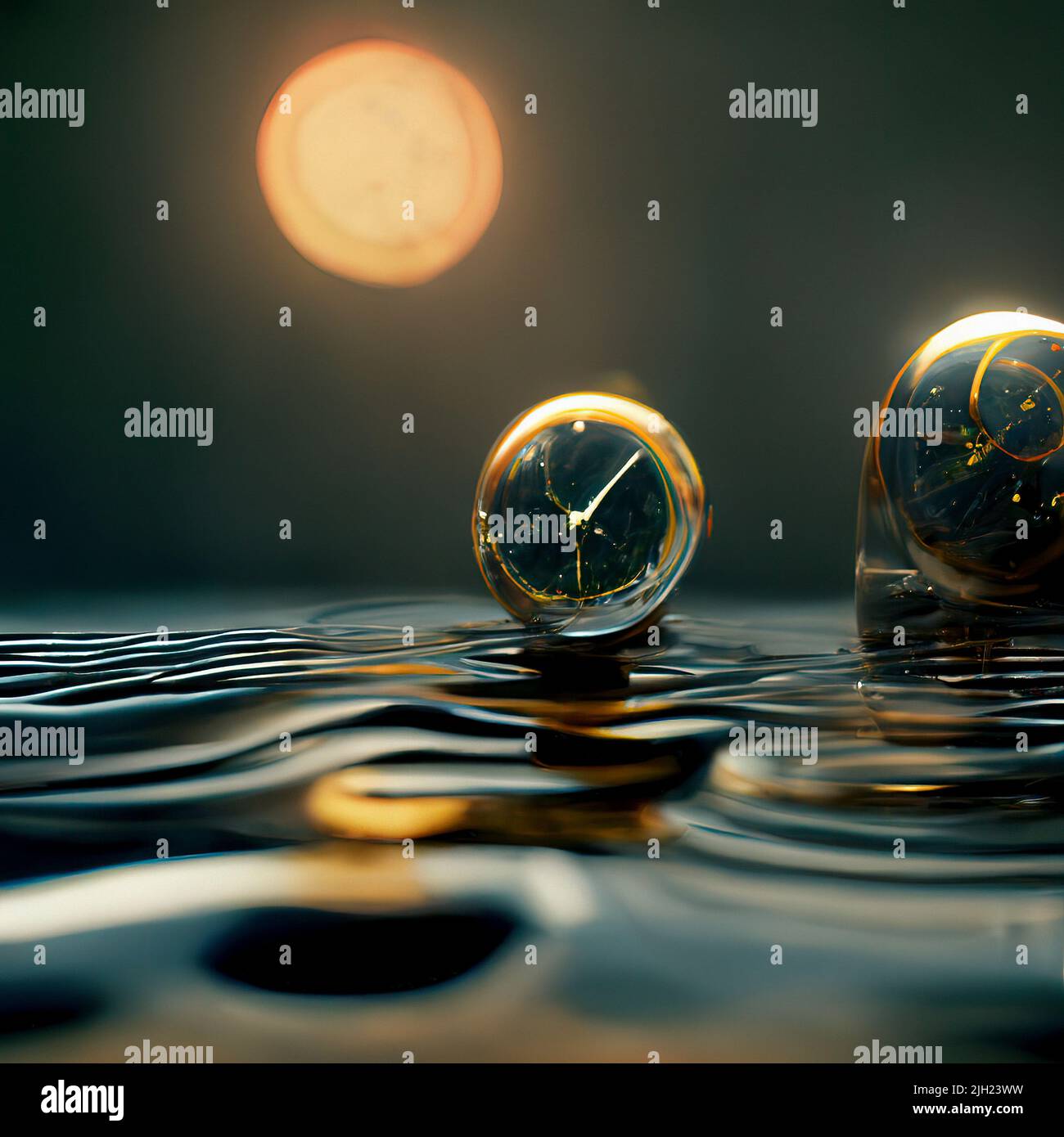 The distorted clock hi-res stock photography and images - Alamy