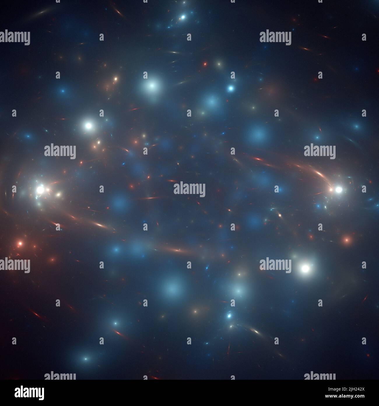 An illustrated galaxy background, perfect for wallpapers Stock Photo ...