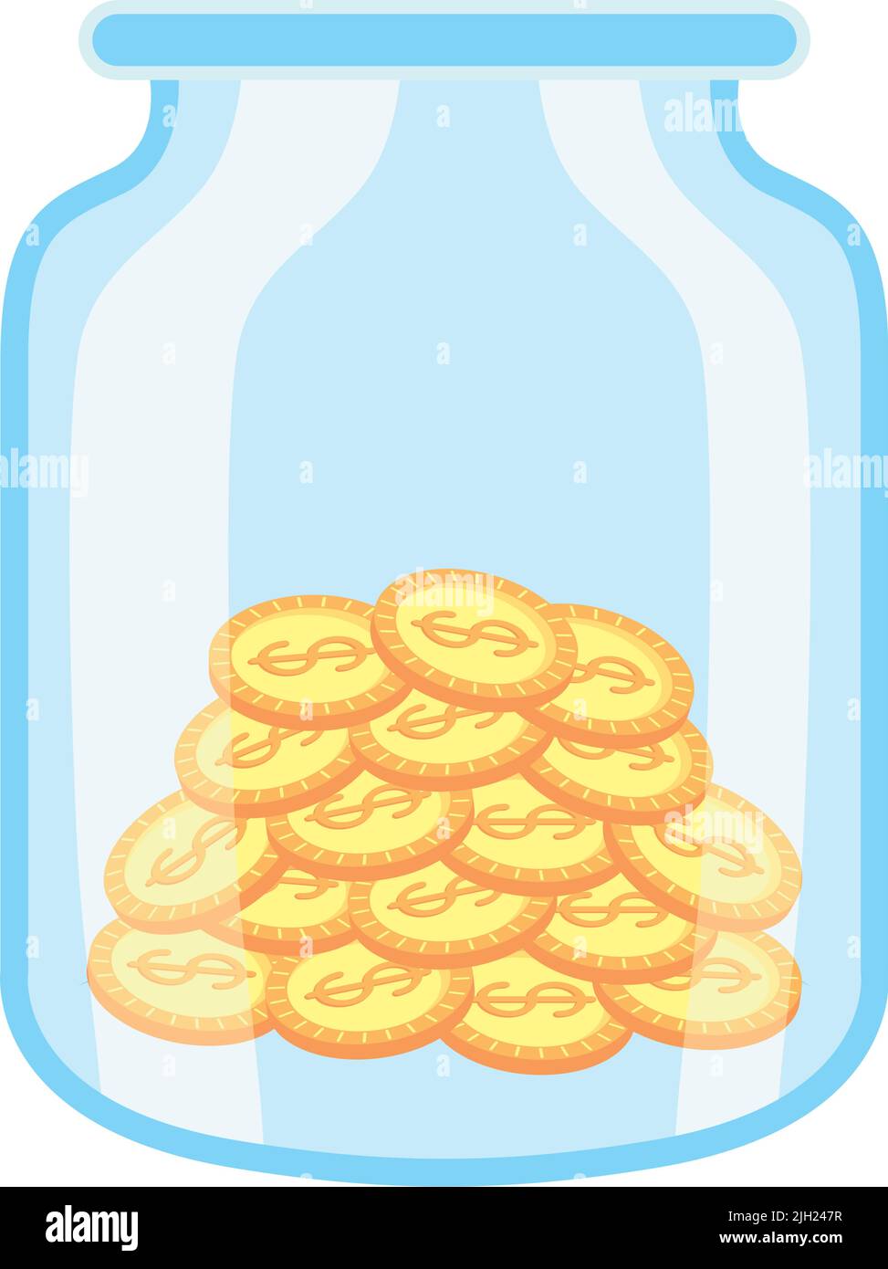 Charitable donation money jar Stock Vector Images - Alamy