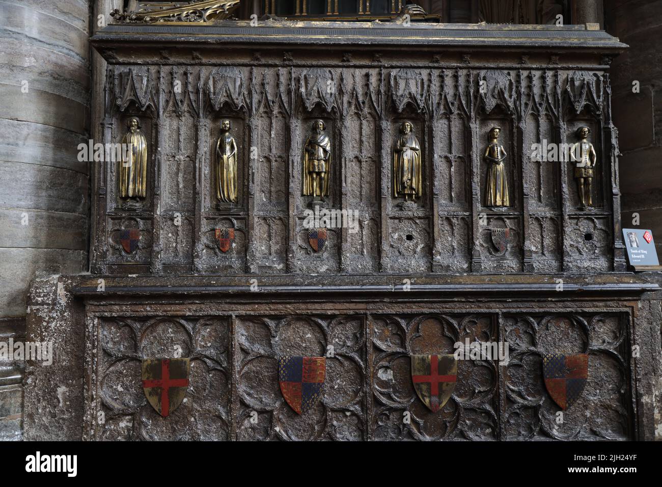 Tomb of King Edward III inside Westminster Abbey, London Stock Photo ... Tomb of King Edward III inside Westminster Abbey, London Stock Photo ...