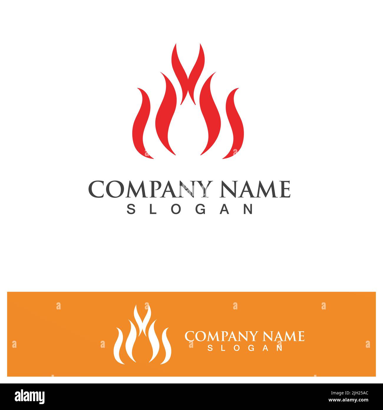 Fire Logo Template Flame Clipart Symbol Icon Vector Stock Vector Image ...