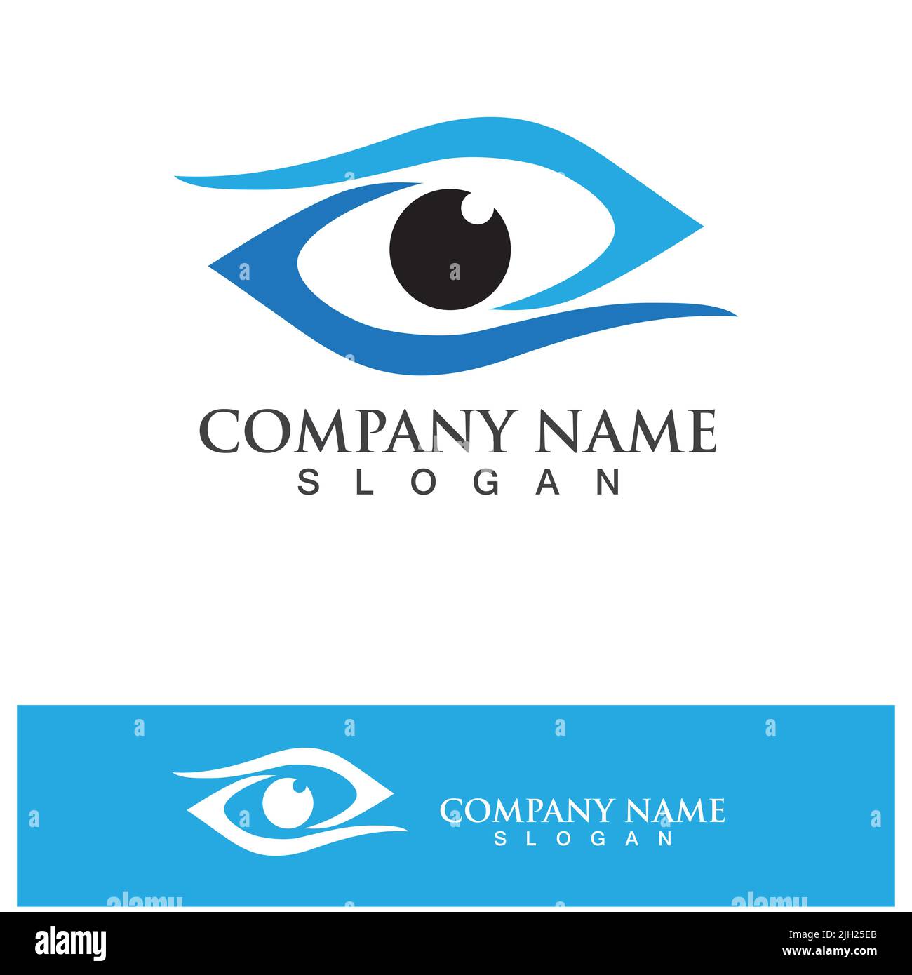 Creative Shield Eye Vision Logo Design Symbol Vector Illustration Stock ...