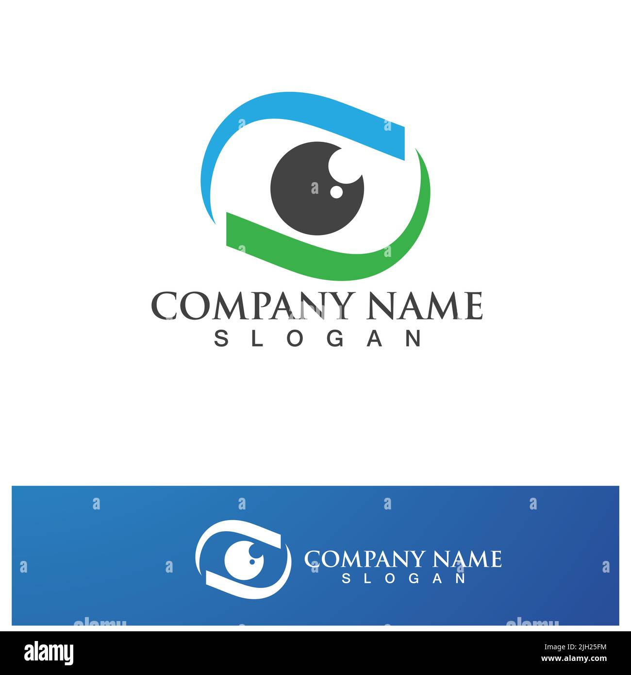 Creative Shield Eye Vision Logo Design Symbol Vector Illustration Stock ...