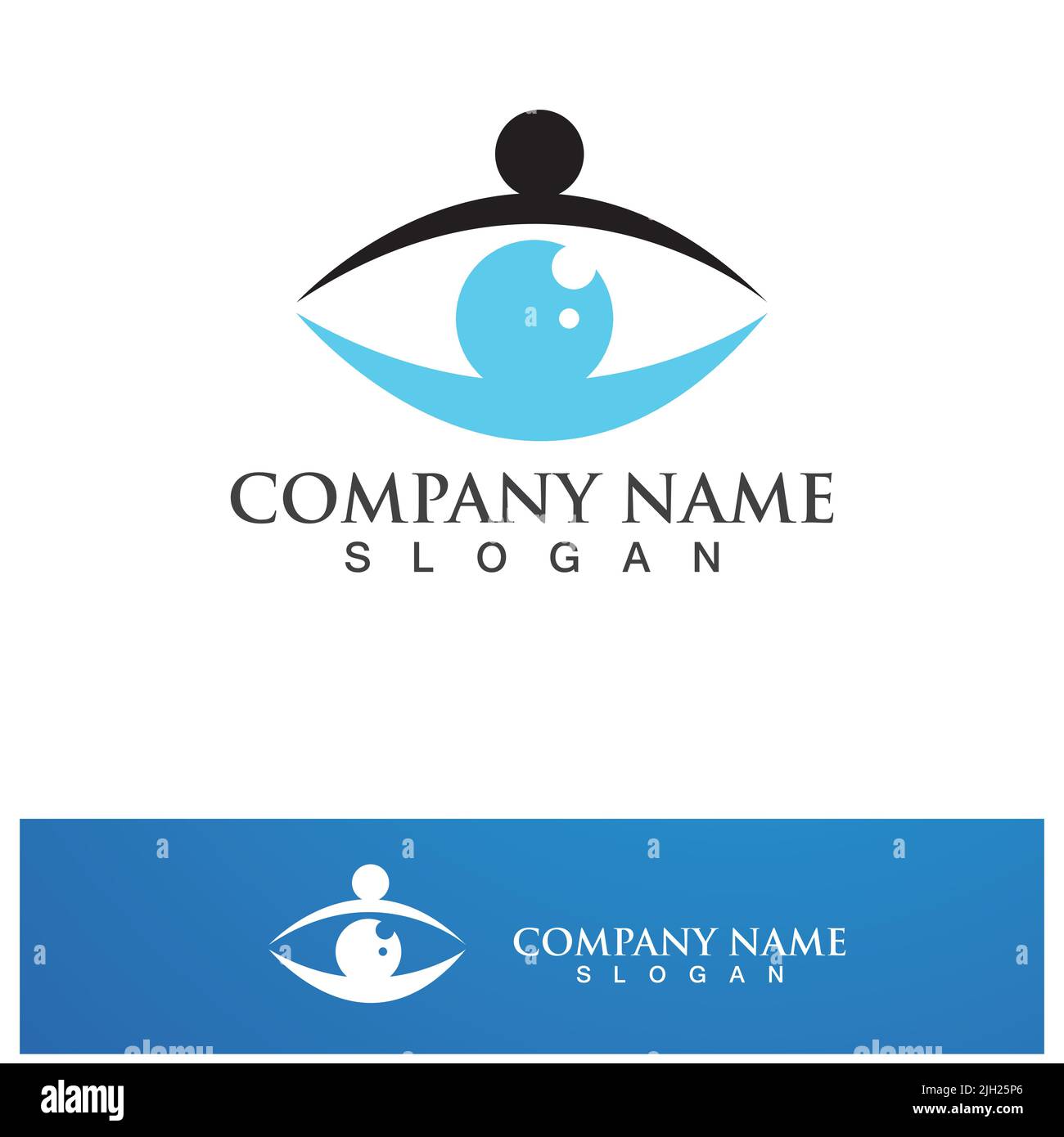 Creative Shield Eye Vision Logo Design Symbol Vector Illustration Stock ...