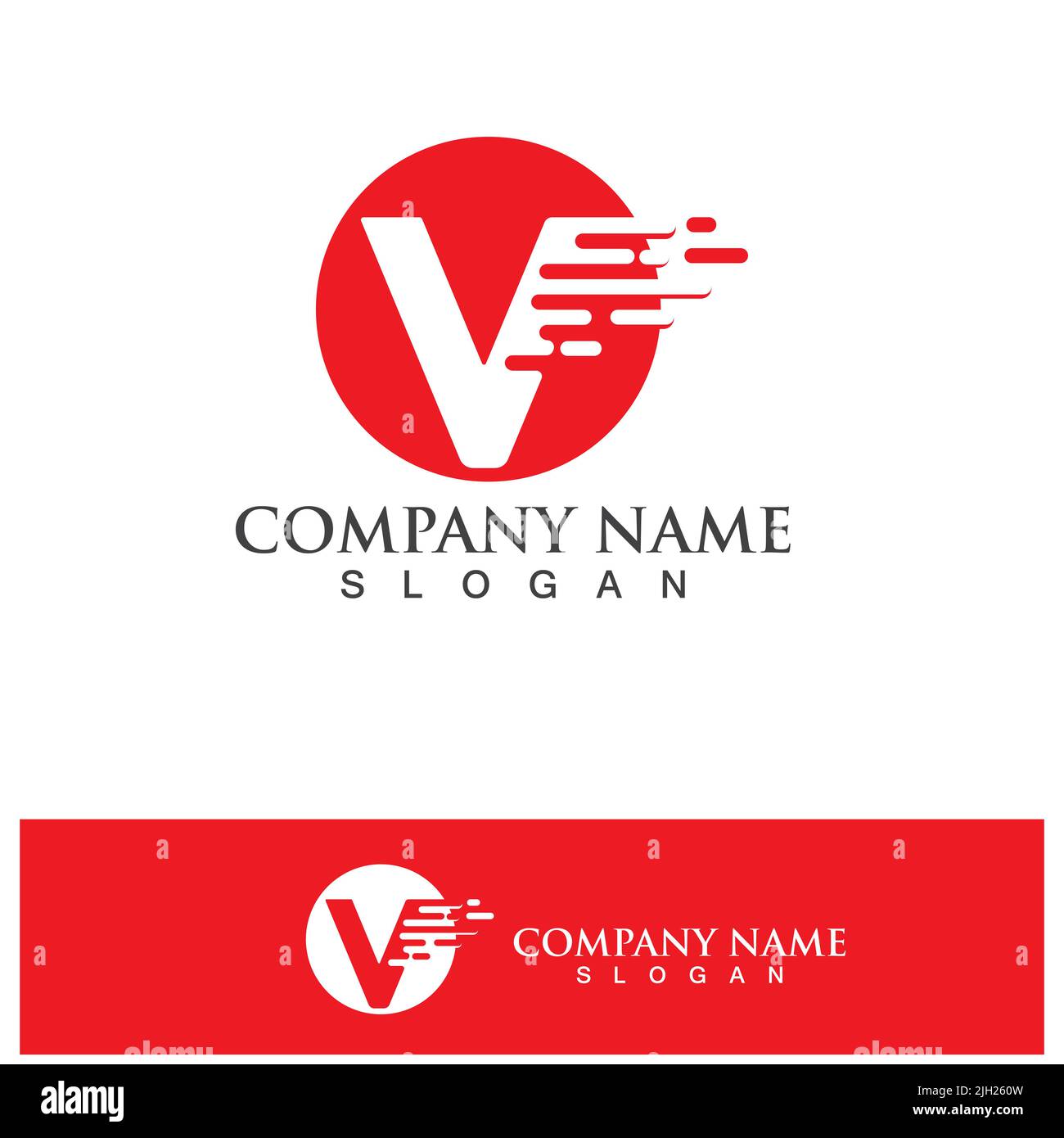 V Letter Logo Template vector icon illustration Stock Vector Image ...