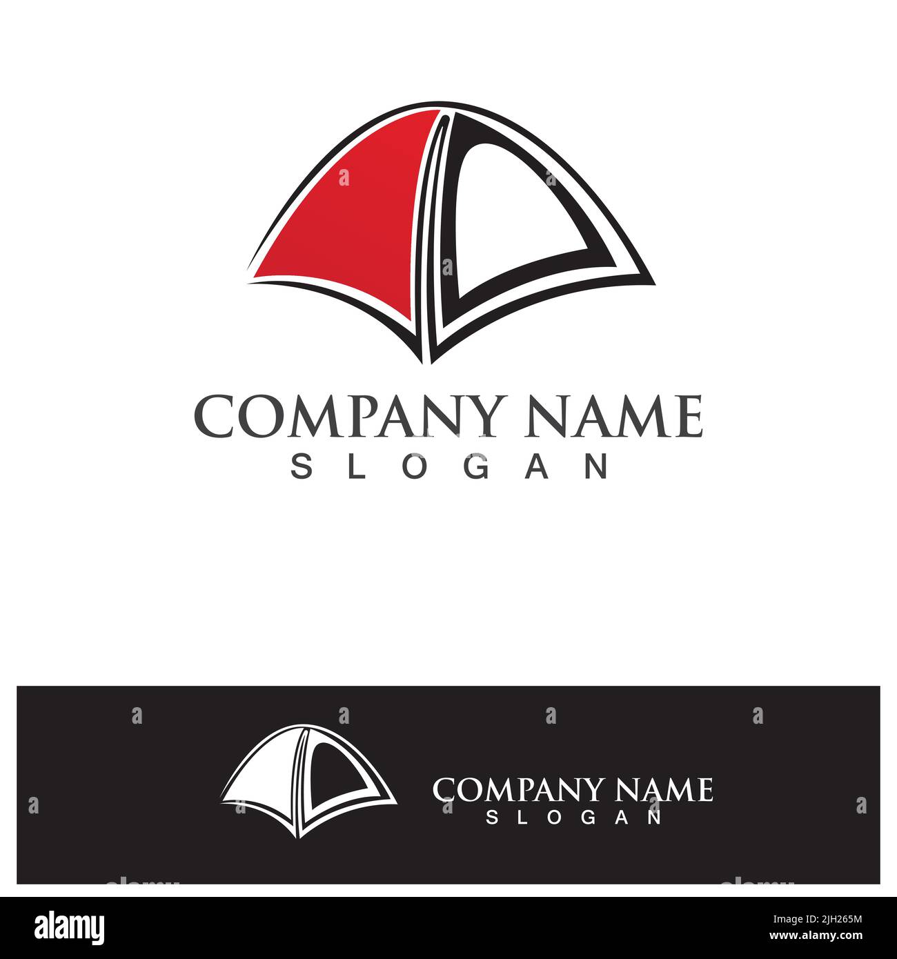 Campfire logo badge label vector illustration on black background ...