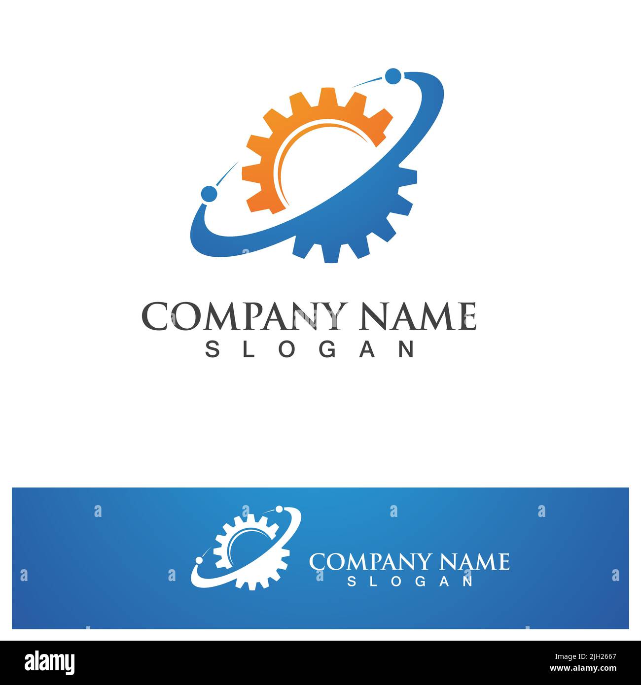 Vector world and gear logo combination. Earth and mechanic symbol or ...