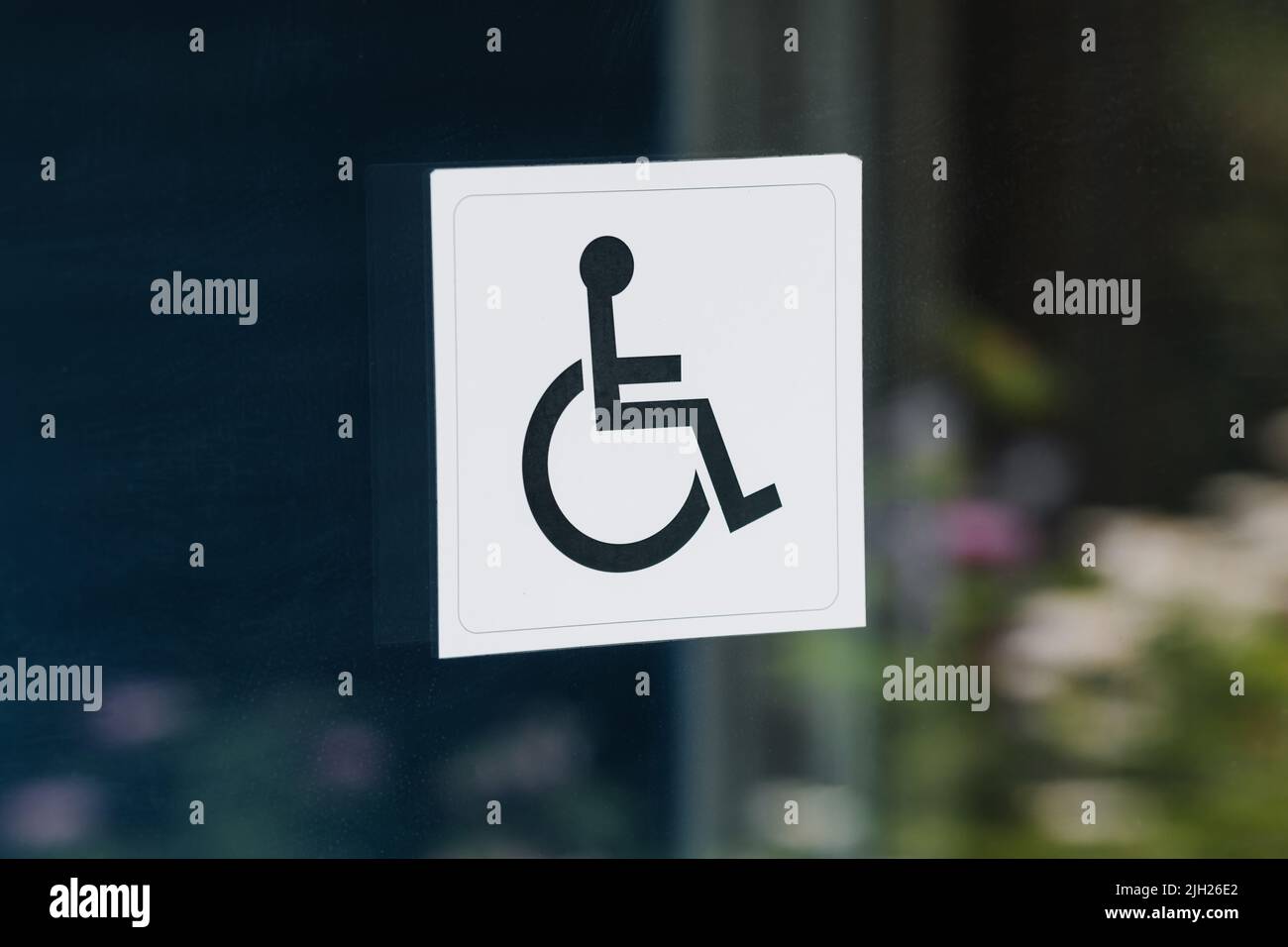 Wheelchair access door button hi-res stock photography and images - Alamy