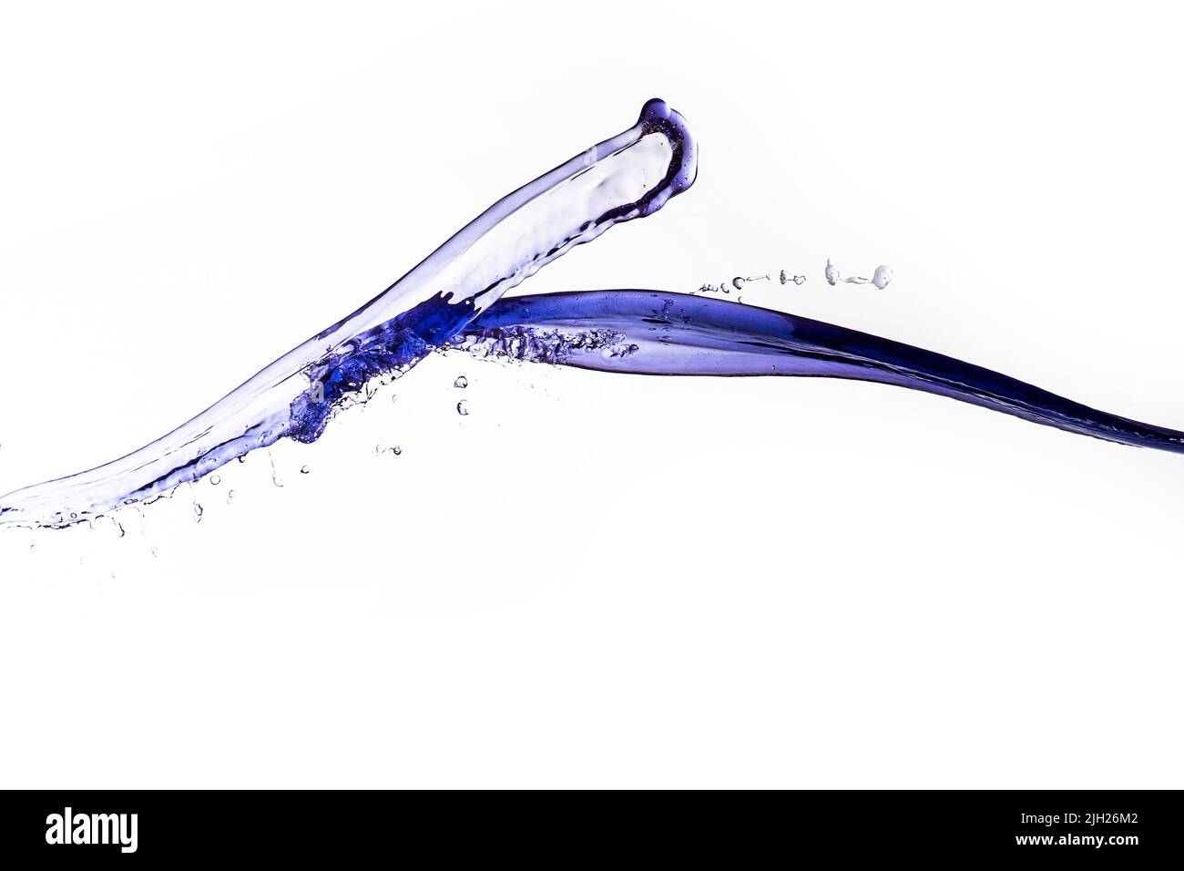 Water droplets lit Cut Out Stock Images & Pictures - Alamy
