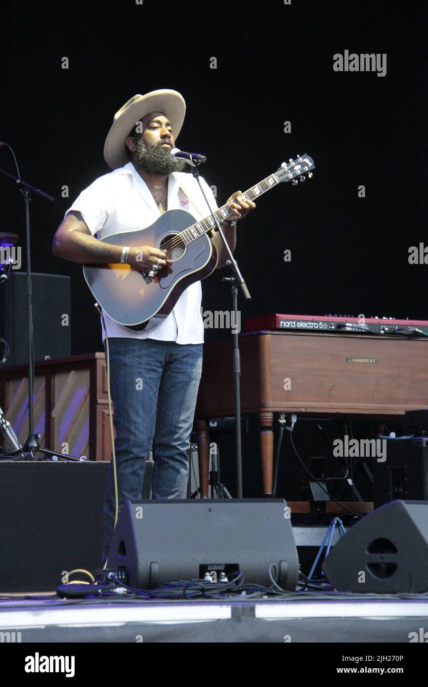American singer-songwriter Nathan Graham performed on the stage of the ...