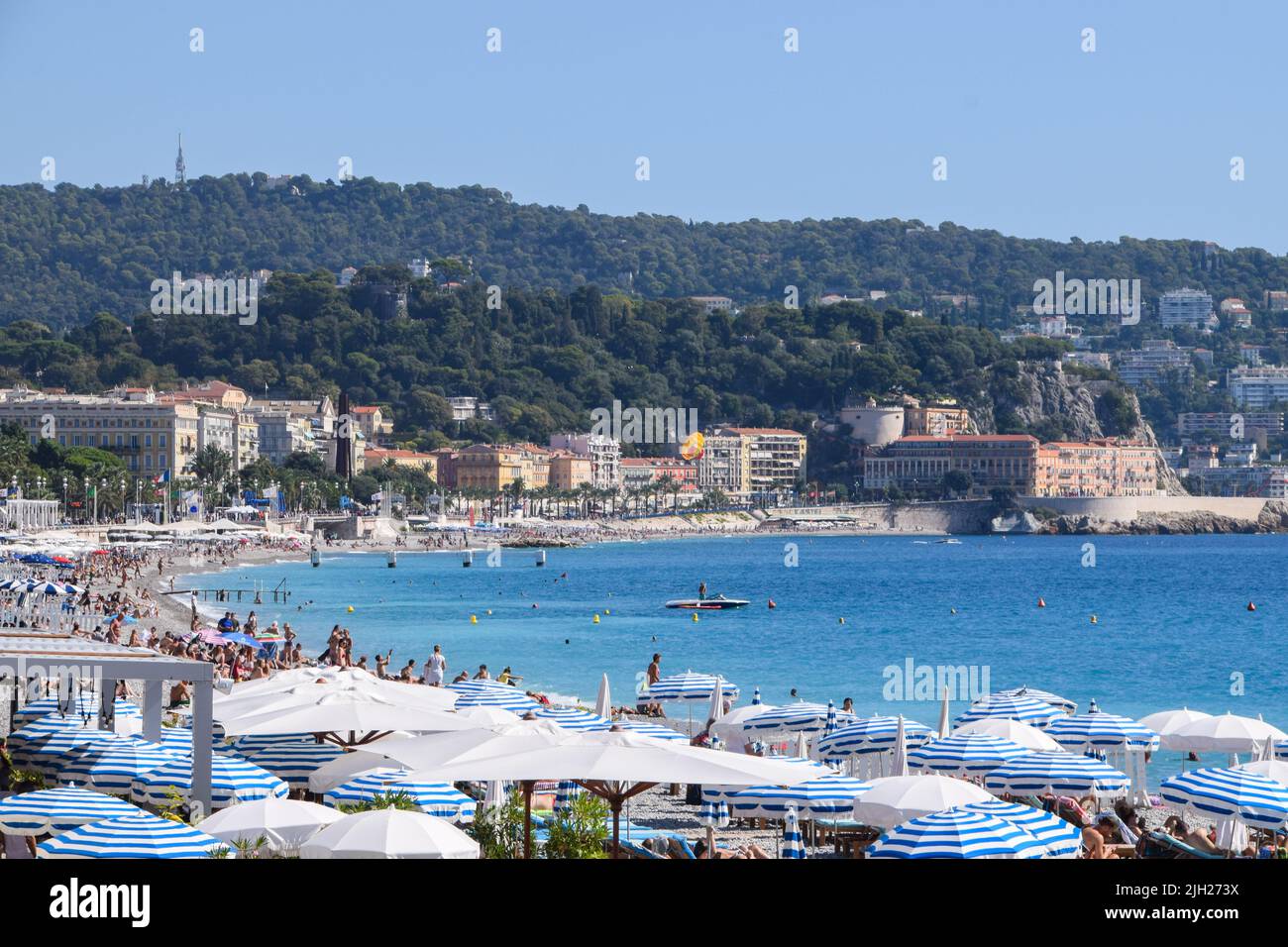 Sunbathing swimming antibes beach summer french riviera cote dazur hi ...