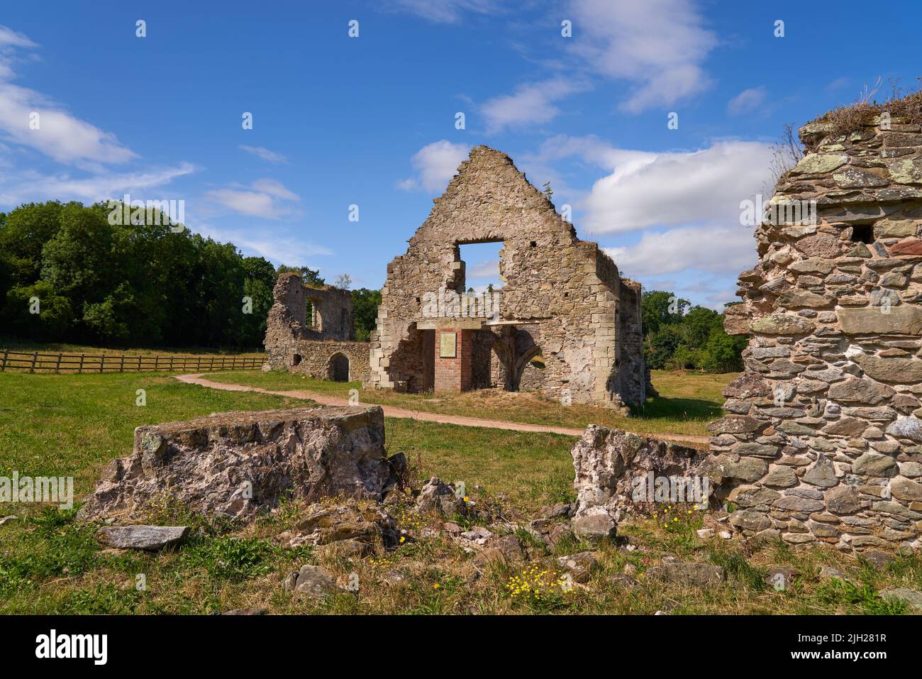 Ruins of an old rural nunnery Stock Photo - Alamy