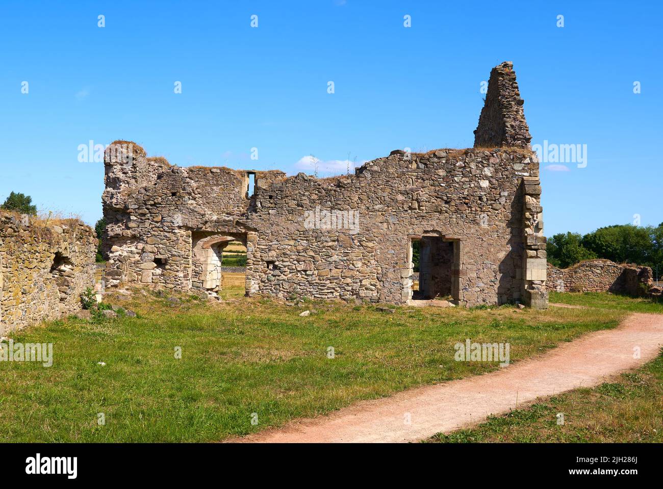 Ruins of an old rural nunnery Stock Photo - Alamy