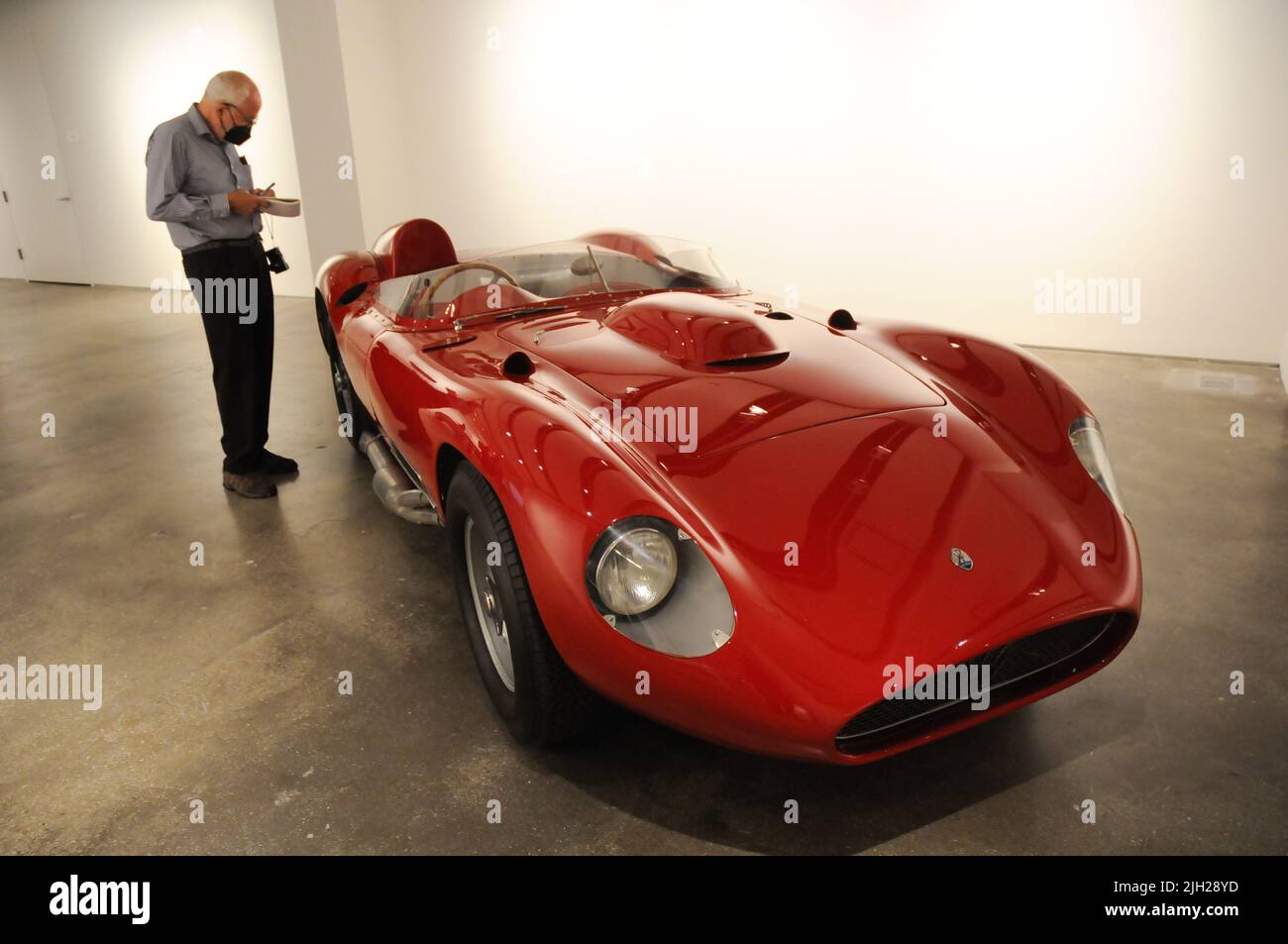 A 1958 Maserati 450S by Fantuzzi, estimated at $9/11 million, is ...