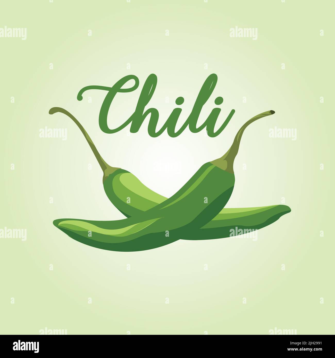 Green Chili premium vector illustration Stock Vector Image & Art - Alamy