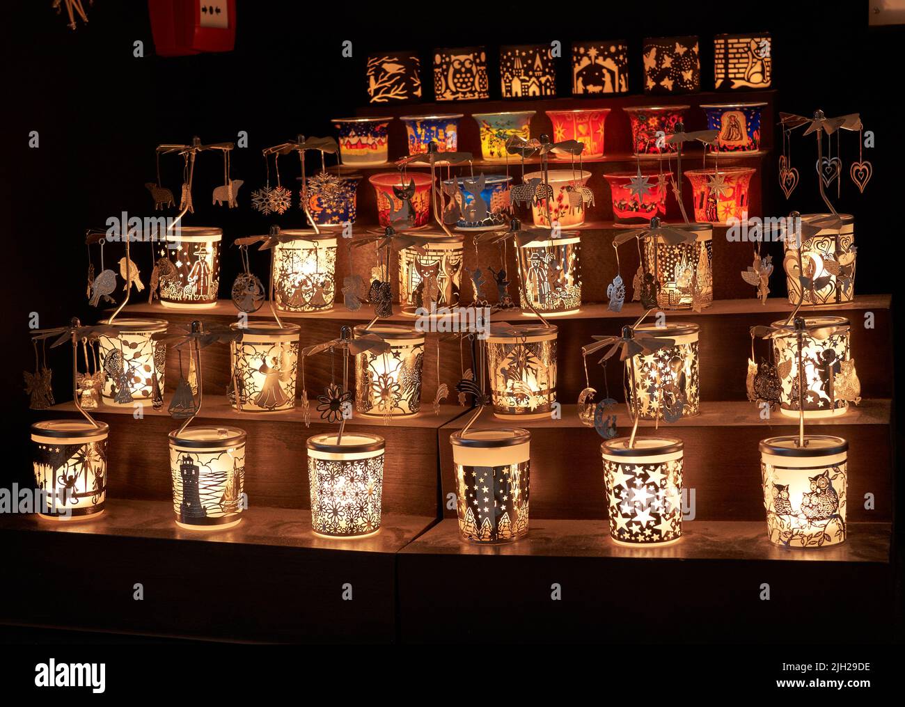 Candle display home hi-res stock photography and images - Alamy