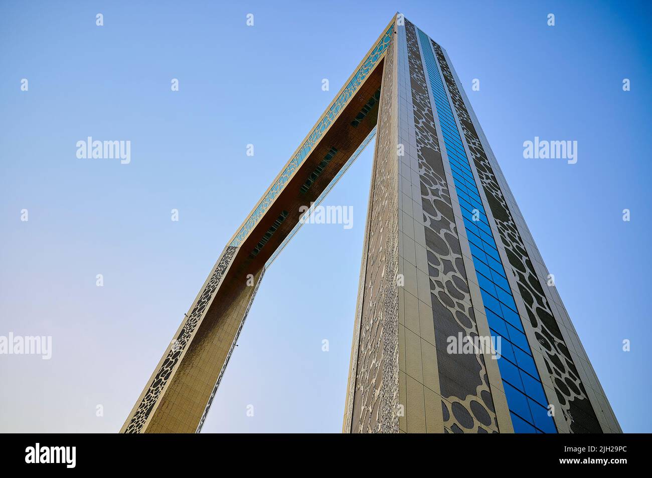 DUBAI, UAE, 13th July 2022. The Dubai Frame has been designated as the ...