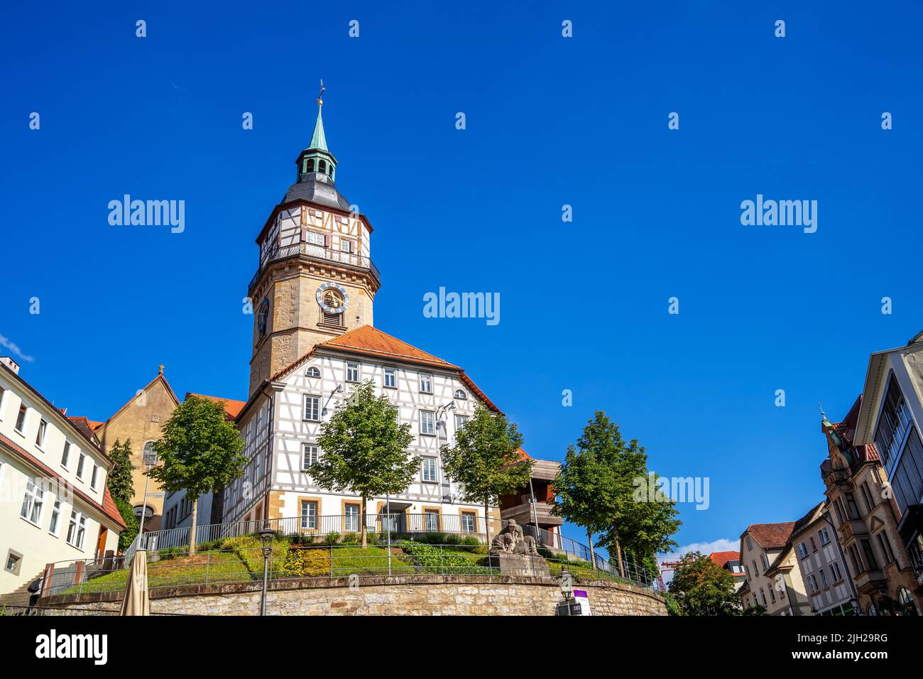 Church in Backnang, Germany Stock Photo - Alamy