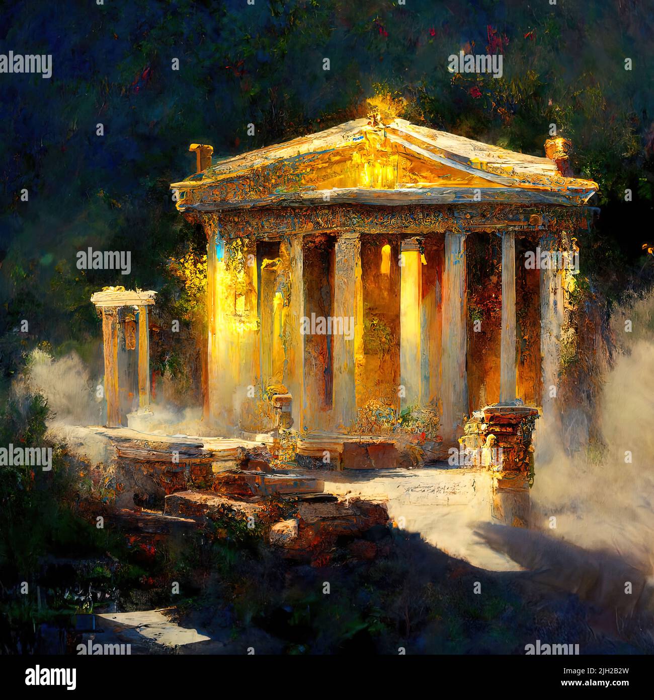 Ancient Greek Temples For Gods