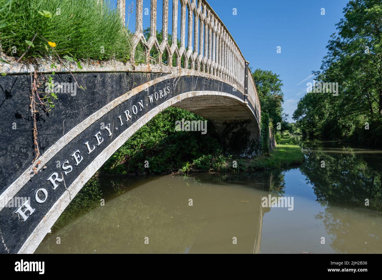 Canal Bridge crossing Brinklow canal Warwickshire England United ...