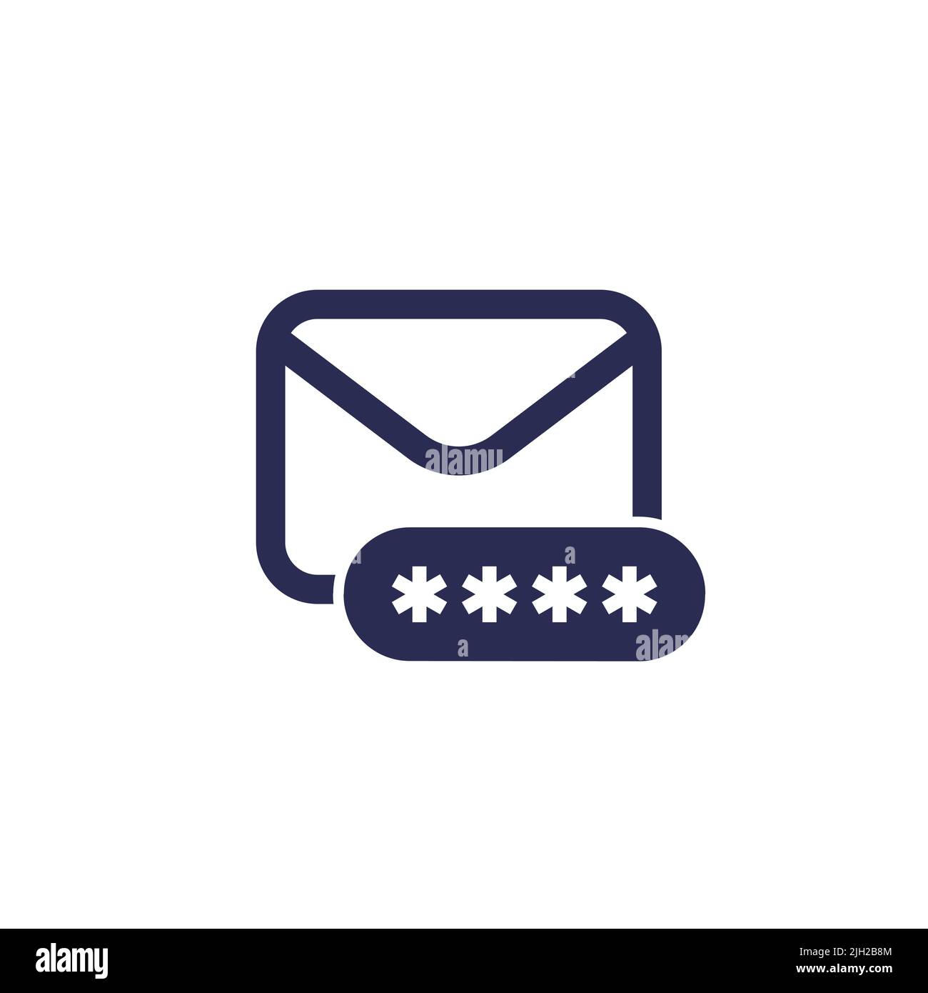 Mail message password protection Cut Out Stock Images & Pictures - Alamy