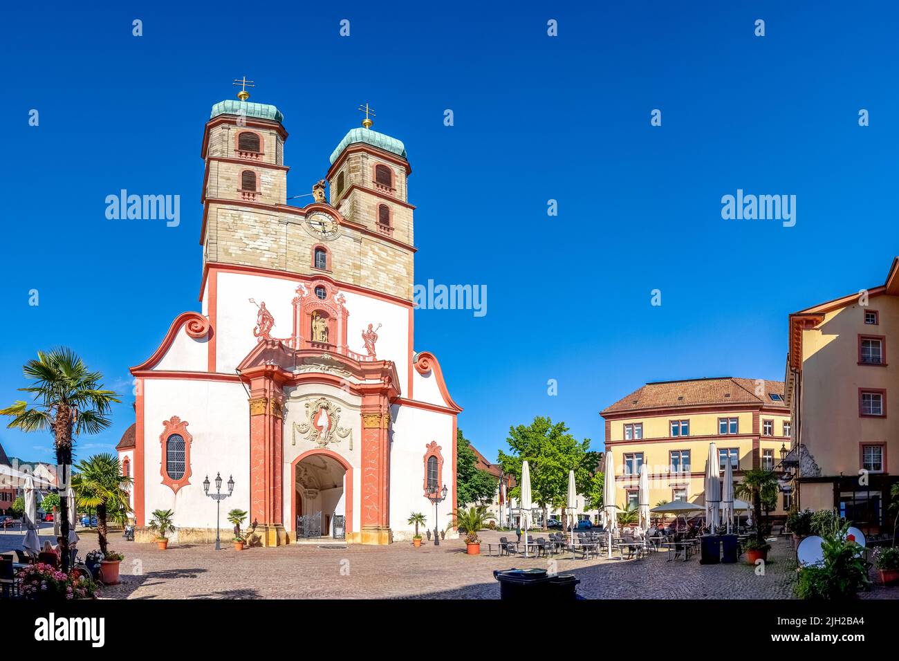 Church in Bad Saeckingen, Baden Wuerttemberg, Germany Stock Photo - Alamy