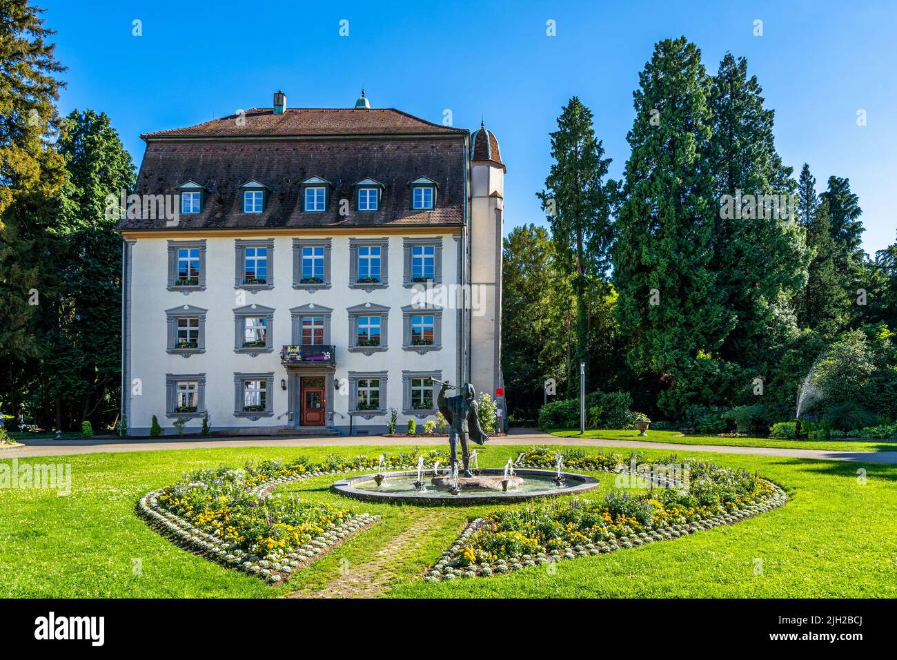 Bad sackingen wooden bridge hi-res stock photography and images - Alamy