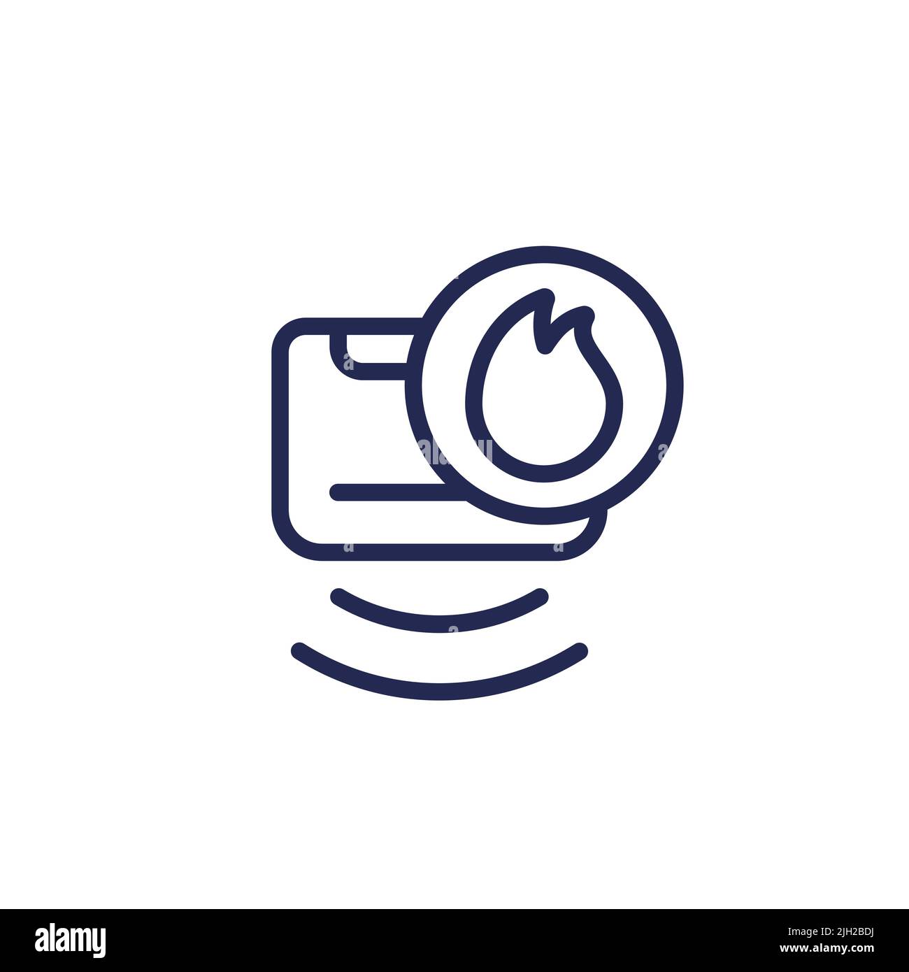 Flame detector Stock Vector Images - Alamy