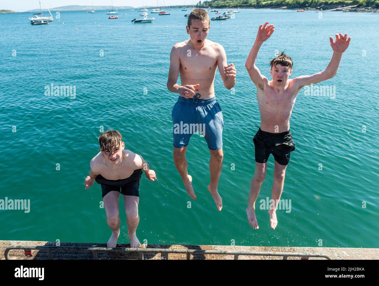 Schull, West Cork, Ireland. 14th July, 2022. The temperatures in West ...