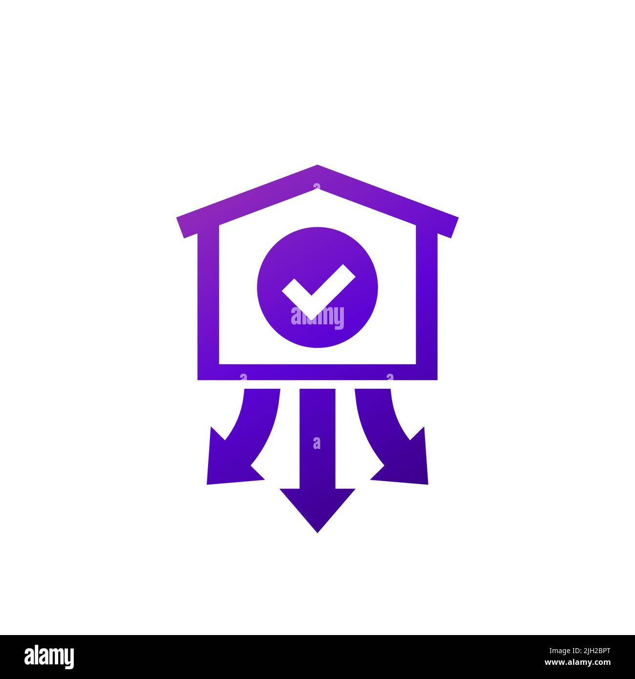 distribution center or warehouse icon Stock Vector Image & Art - Alamy