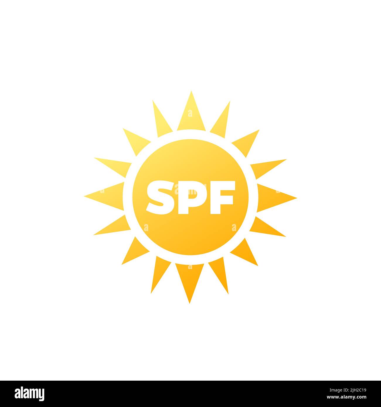 SPF icon, UV, sun protection vector Stock Vector Image & Art - Alamy