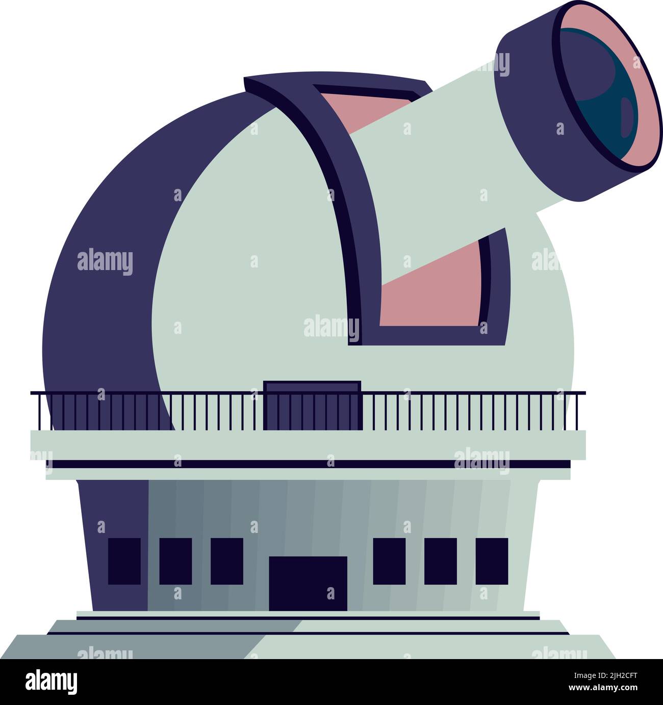 space observatory telescope building icon Stock Vector Image & Art - Alamy