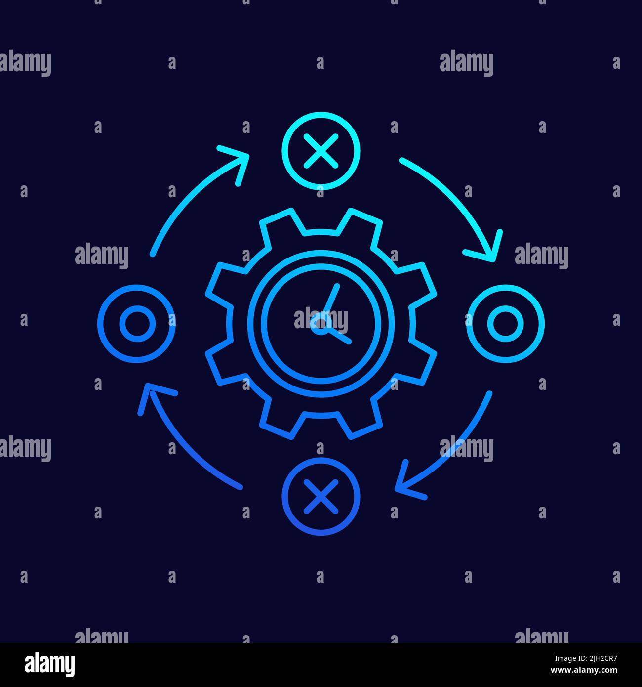 Adaptation line icon for web Stock Vector Image & Art - Alamy