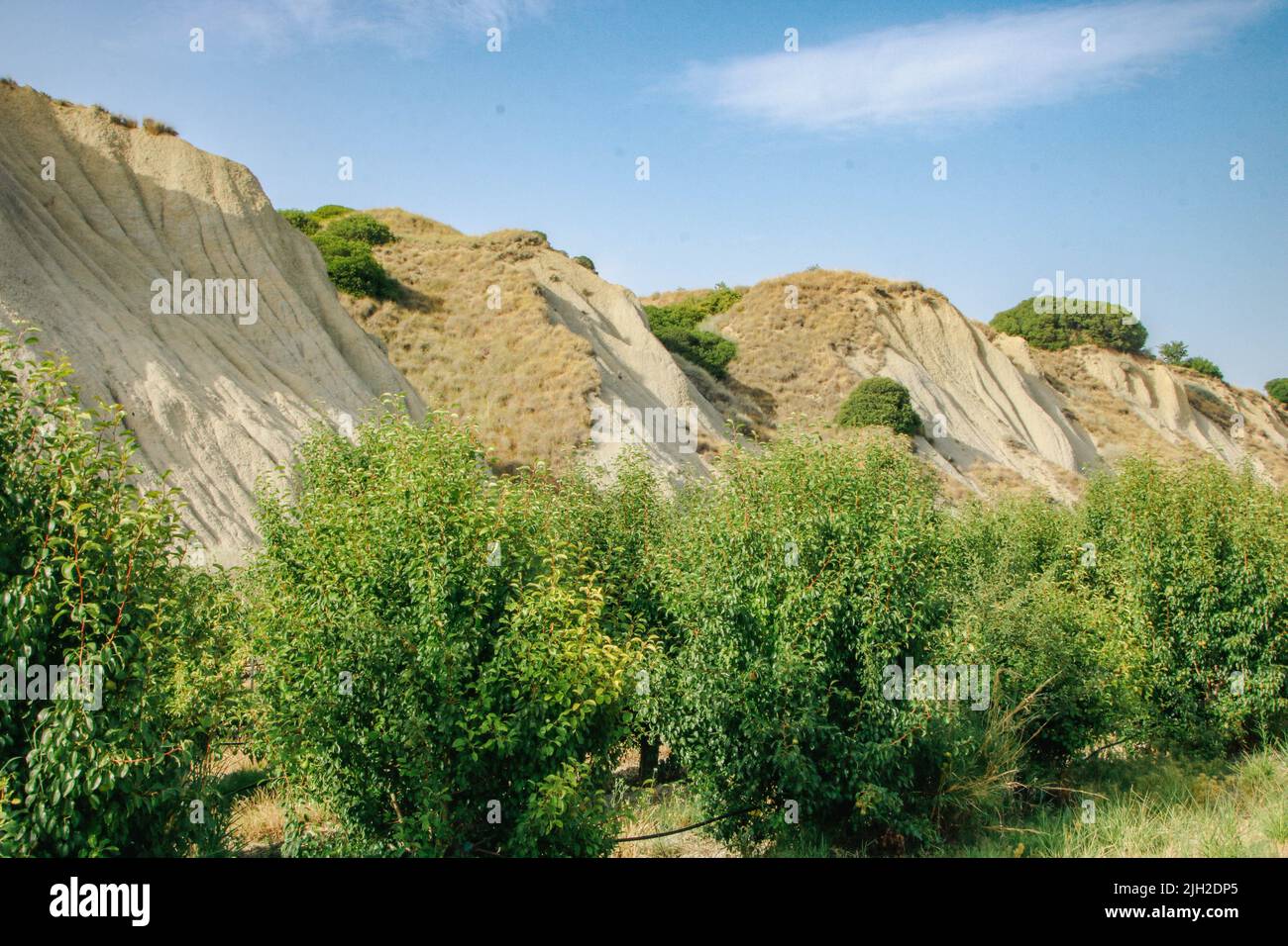Landscape of Calanchi lucani at Aliano, Matera province, Basilicata ...