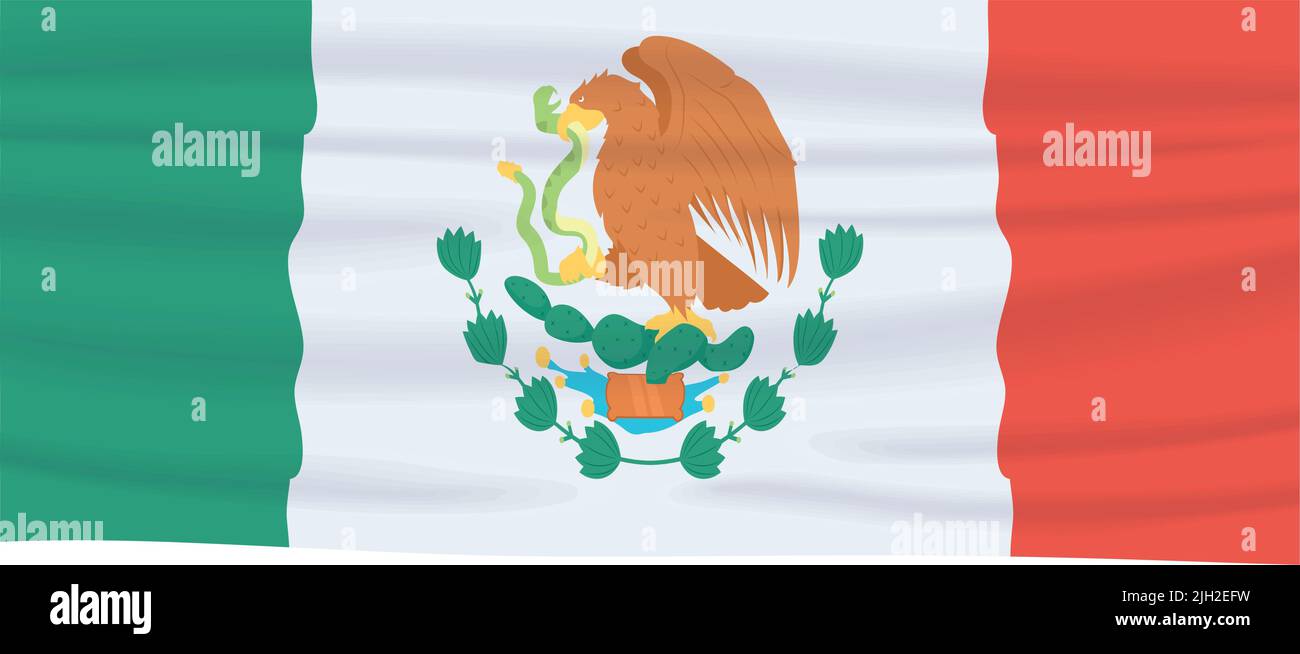 mexican flag emblem country icon Stock Vector Image & Art - Alamy
