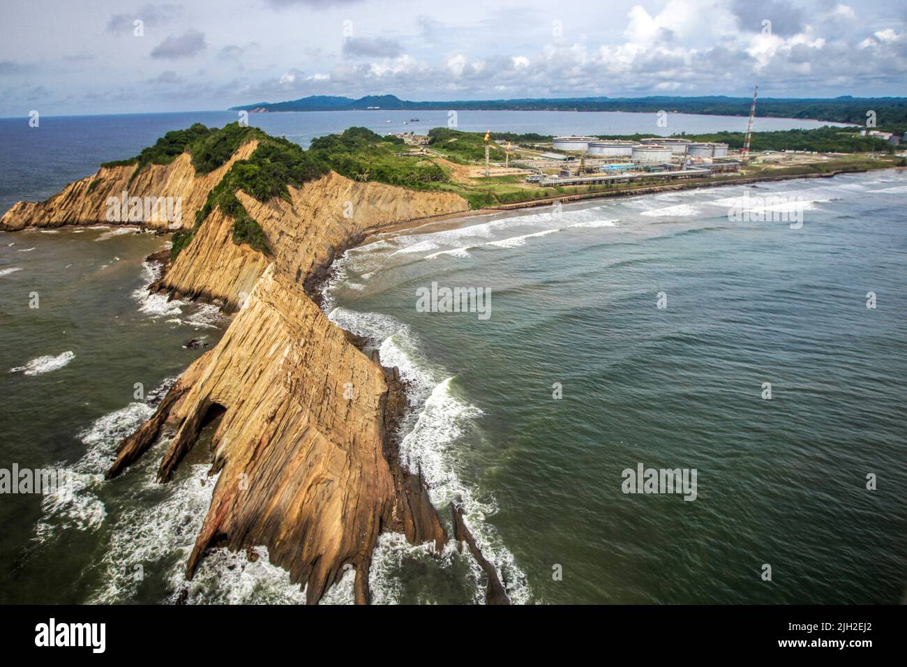 Aerials of Galeota Point in Trinidad Stock Photo - Alamy