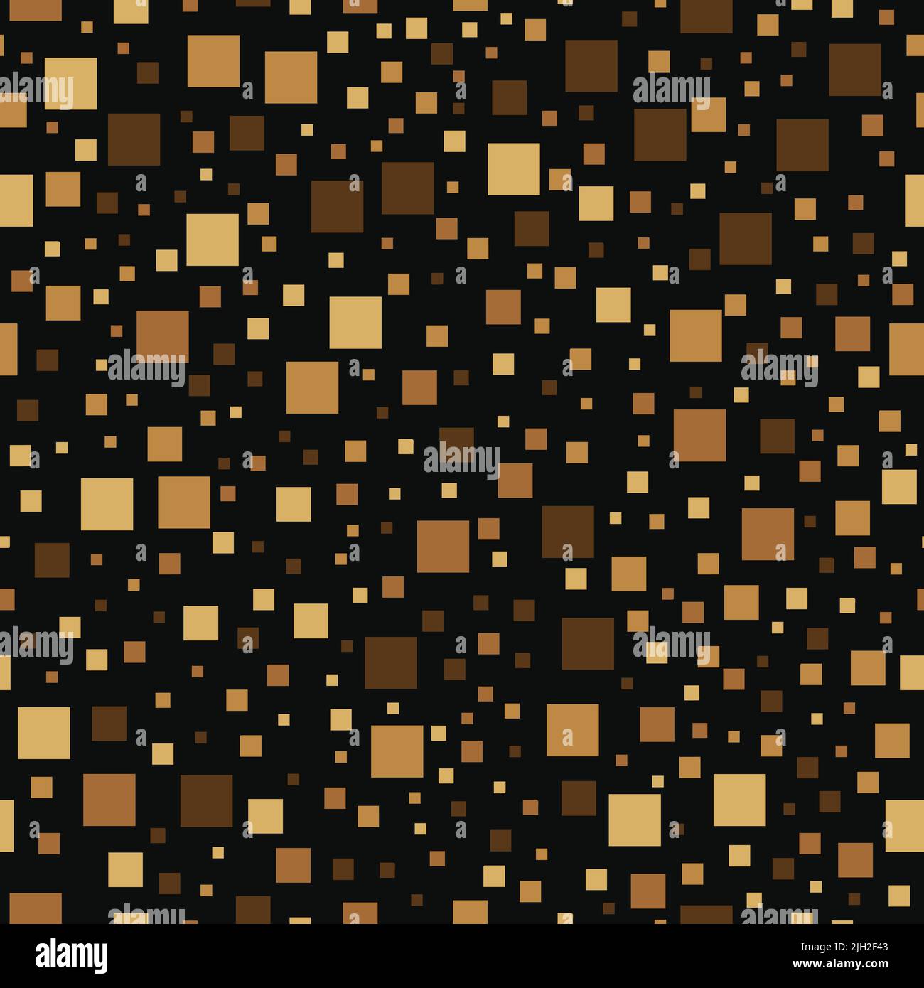 Black and gold squares geometric seamless pattern. Modern vector ...